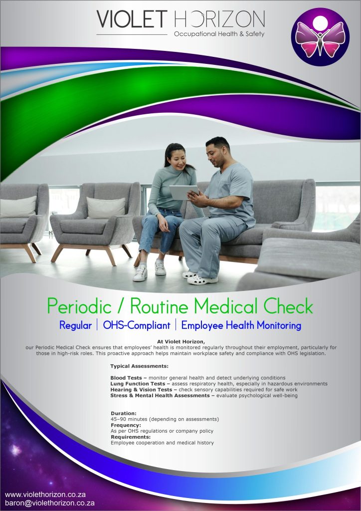 Periodic / Routine Medical Check - Violet Horizon