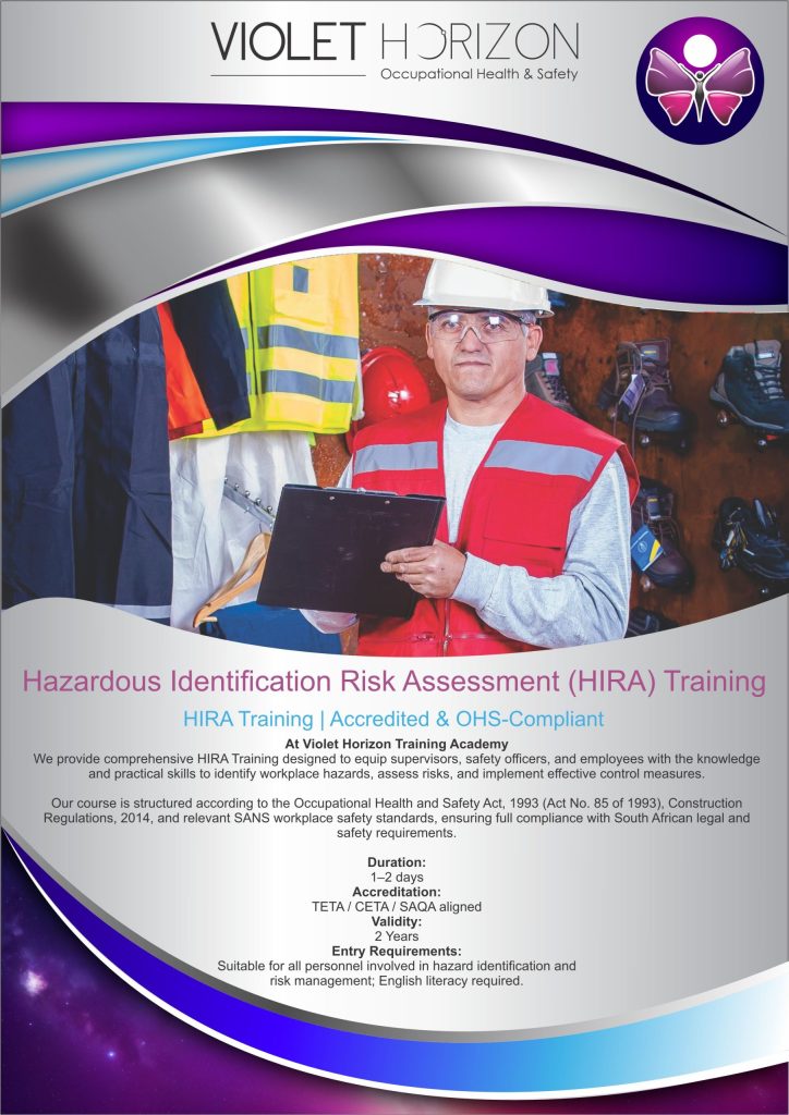 Hazardous Identification Risk Assessment (HIRA) Training - Violet Horizon
