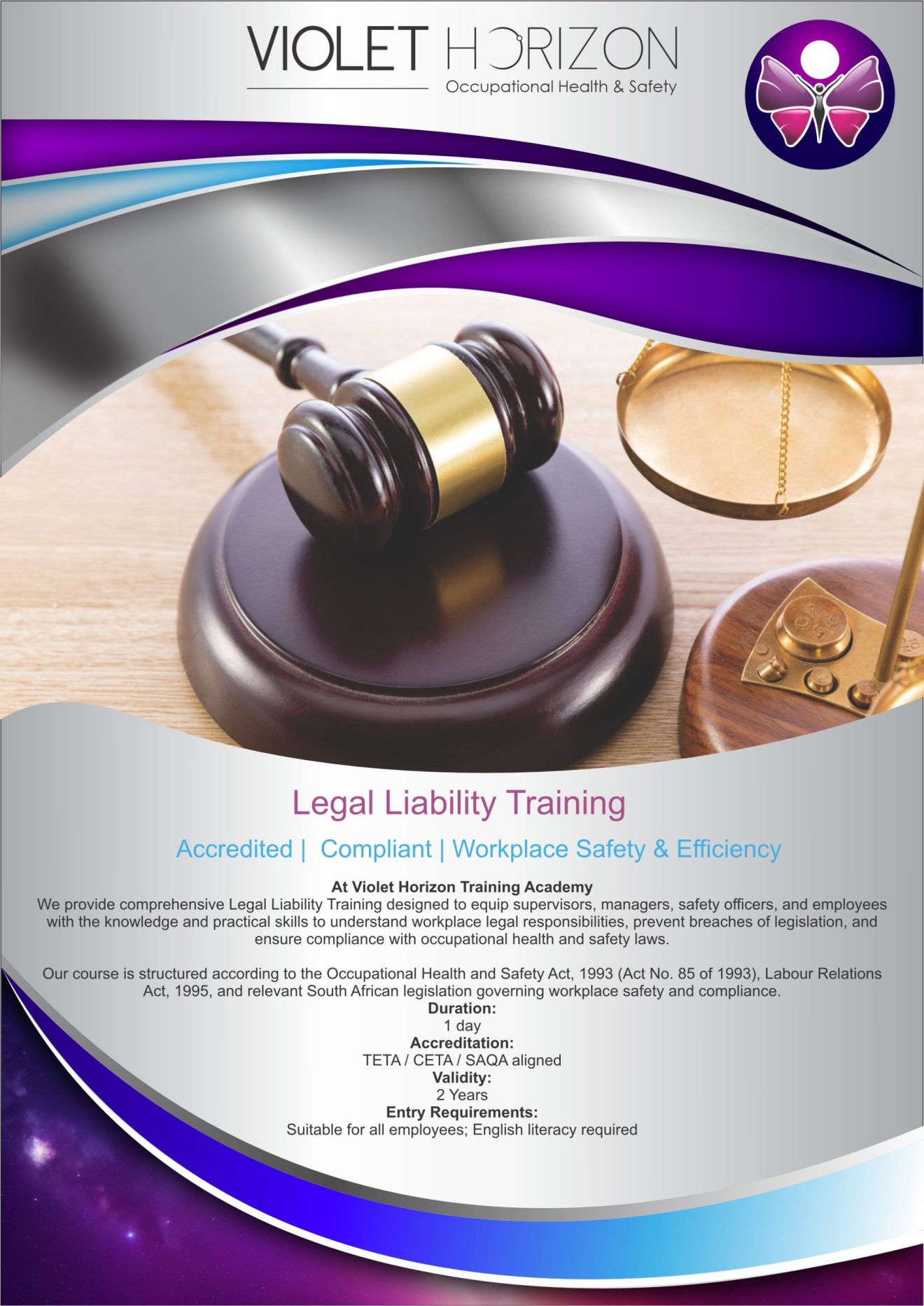 Legal Liability Training - Violet Horizon