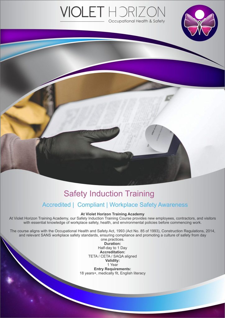 Safety Induction Training - Violet Horizon