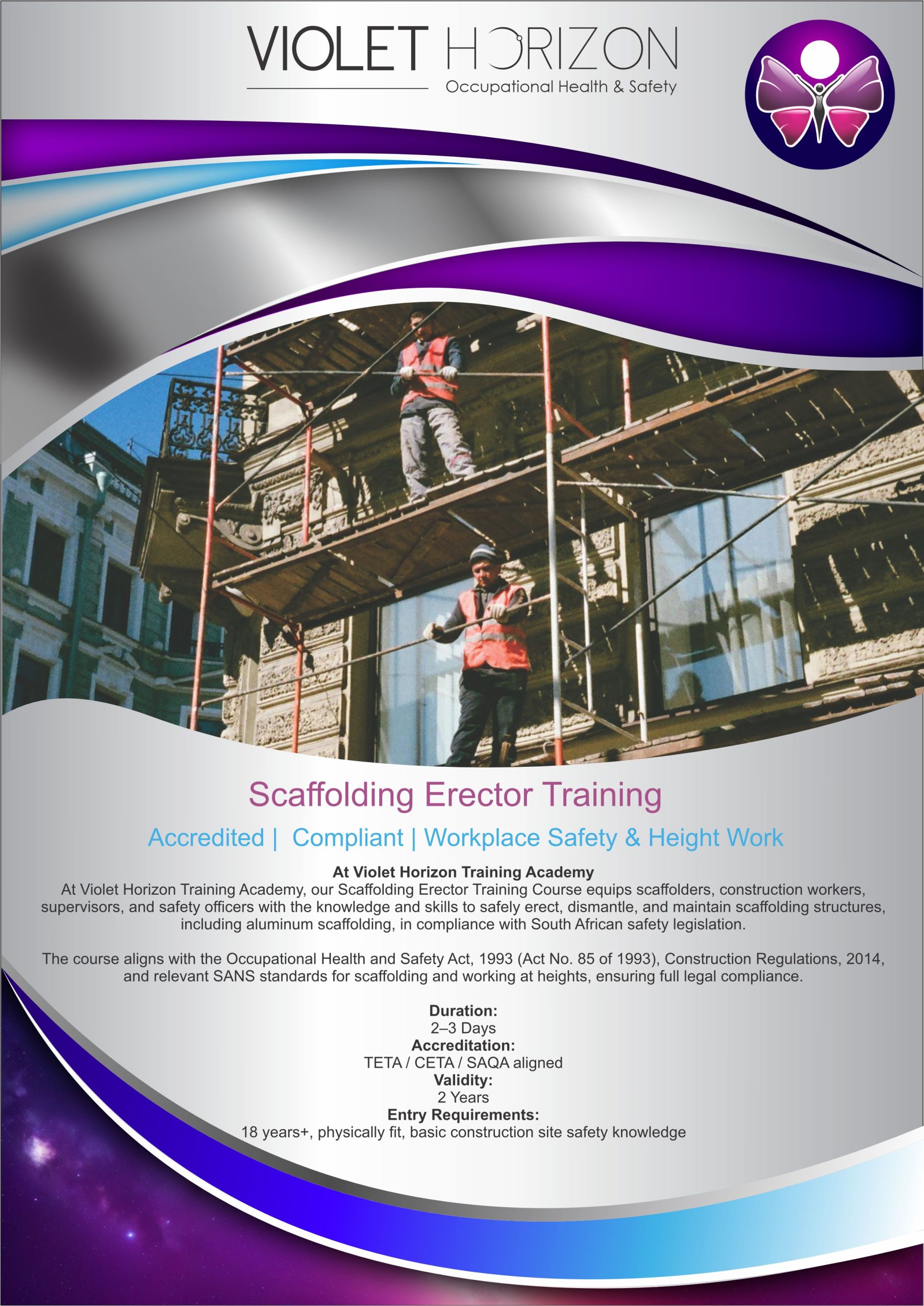 Scaffolding Erector Training - Violet Horizon