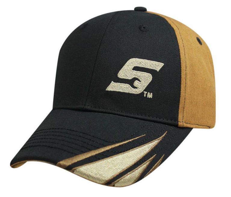 CSN07-7896 - Black / Tan Promo Snap Cap; Adjustable - Violet Horizon