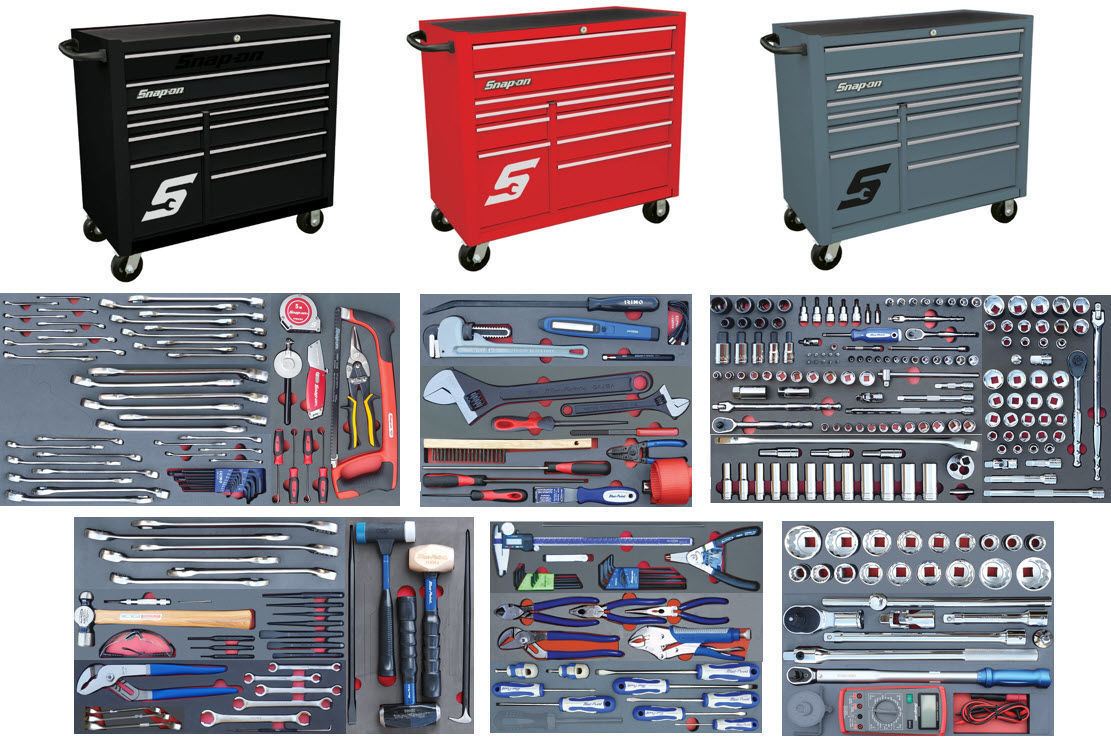 SET.EM20C2210-$ - 326Pc Heavy Duty Tool Set in Foam Inserts supplied ...