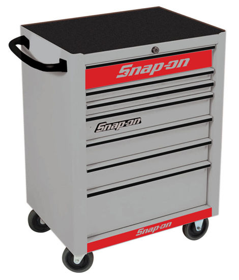 KRA2007KZUAB-R-WO - Standard 7Drw Roll Cab; Arctic Silver with Black ...
