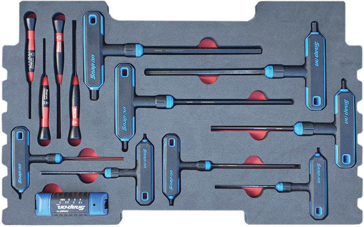 MOD.784SR43F - T & L Shape Wrench Allen Key Set; 19Pc - Metric ...